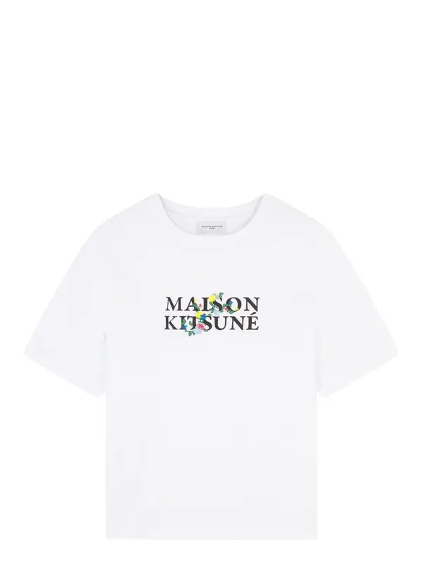 Maison Kitsuné Printed Crewneck T-shirt - White