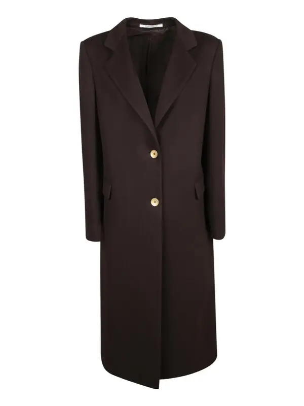 Tagliatore Amanda Notched Lapel Coat - Brown
