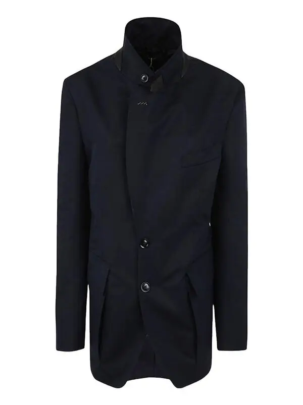 TOM FORD Zip-up Long-sleeved Blazer - Black