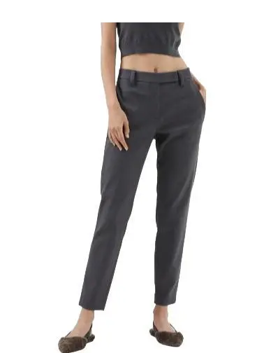 Brunello Cucinelli Tailored Tapered Trousers - Black
