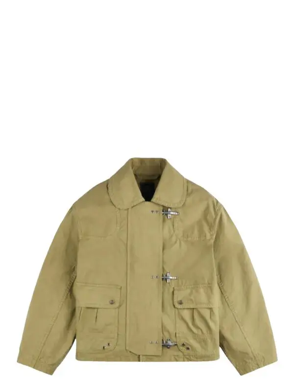 FAY Toggle Fastening Jacket - Green