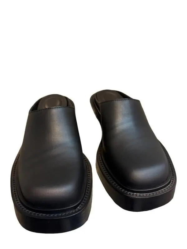 Alexander Wang Square Toe Slip-on Mules - Black