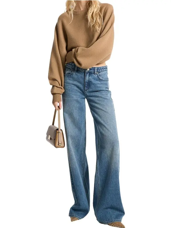 Michael Kors Wide-leg Jeans - Blue Washed