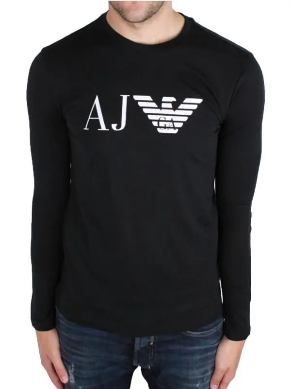 Emporio Armani Logo T-shirt - Black