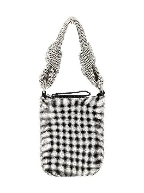 Karl Lagerfeld K/evening Knotted Top Handle Bag - Gray