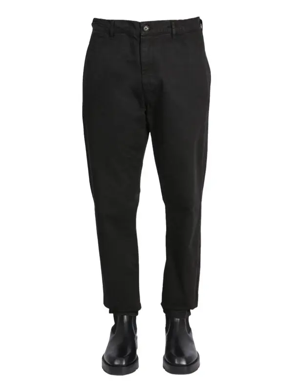 Aspesi Straight Leg Chino Pants - Black
