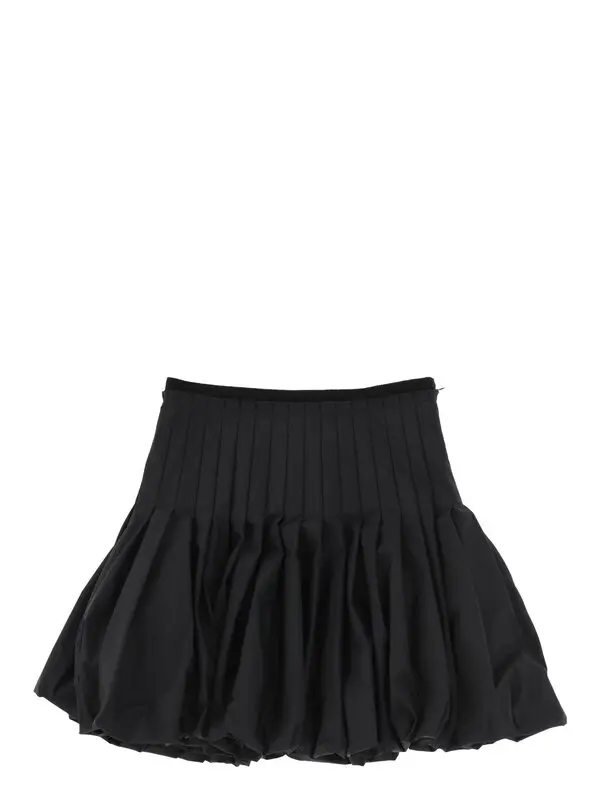 Dior Pleated Mini Skirt - Black