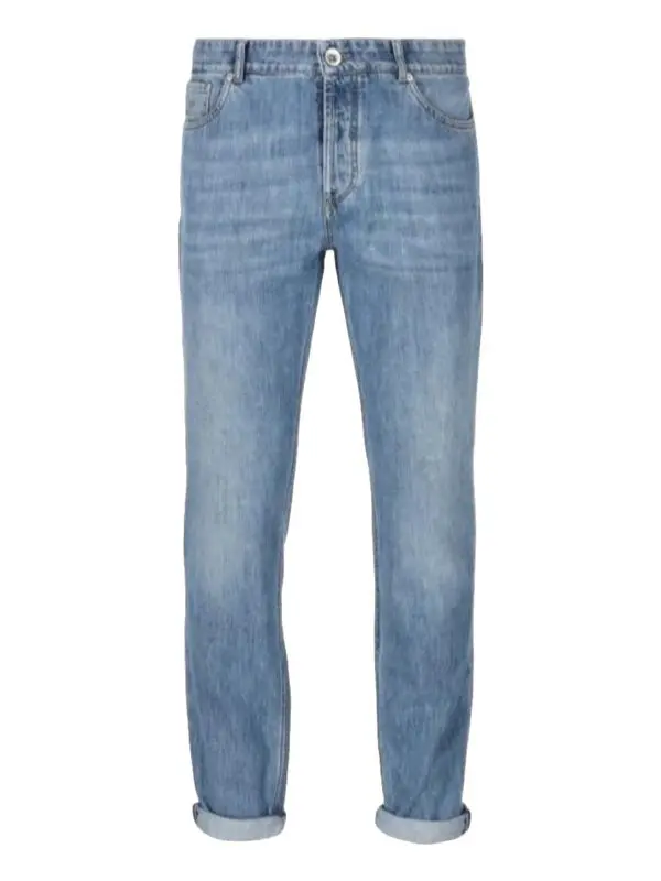 Brunello Cucinelli Traditional Fit Jeans - Blue