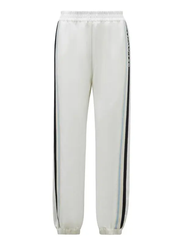 Moncler Side Stripe Track Trousers - White