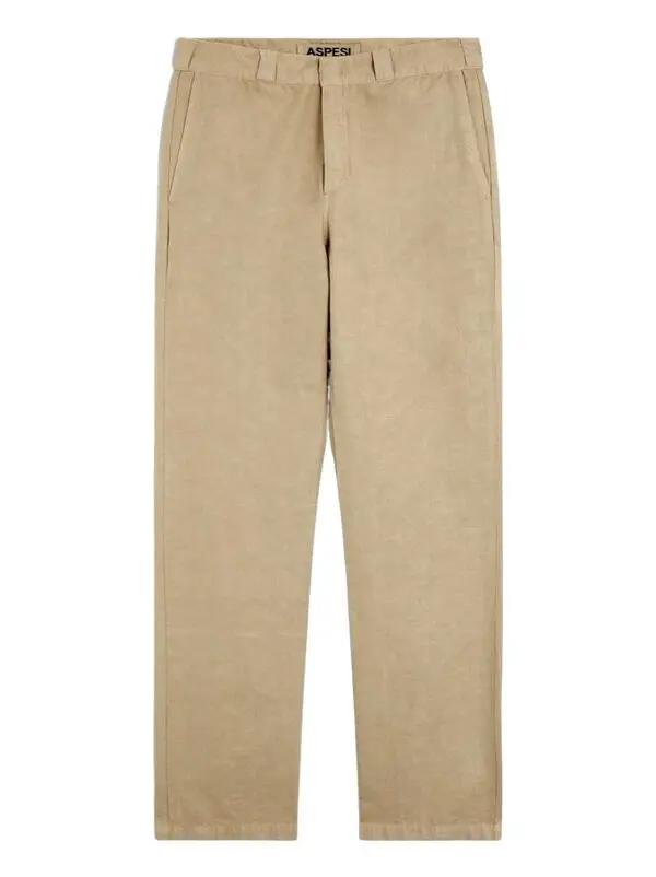 Aspesi Adrien Straight Leg Trousers - Nude