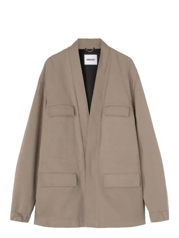 AMBUSH Drawstring V-neck Jacket - Nude