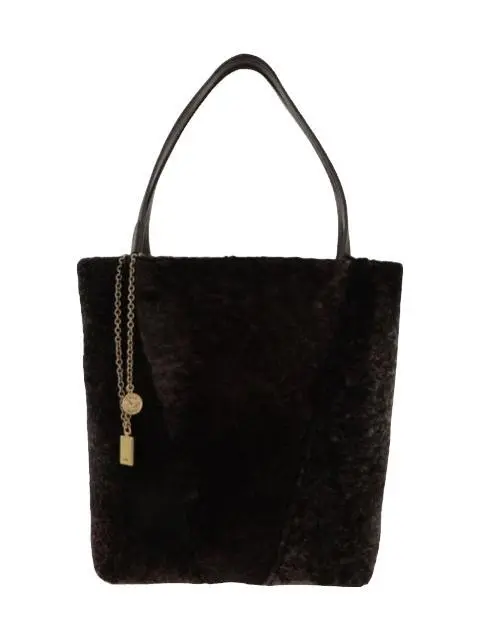 Chloé Medium Tote Bag With Charm Detail - Black