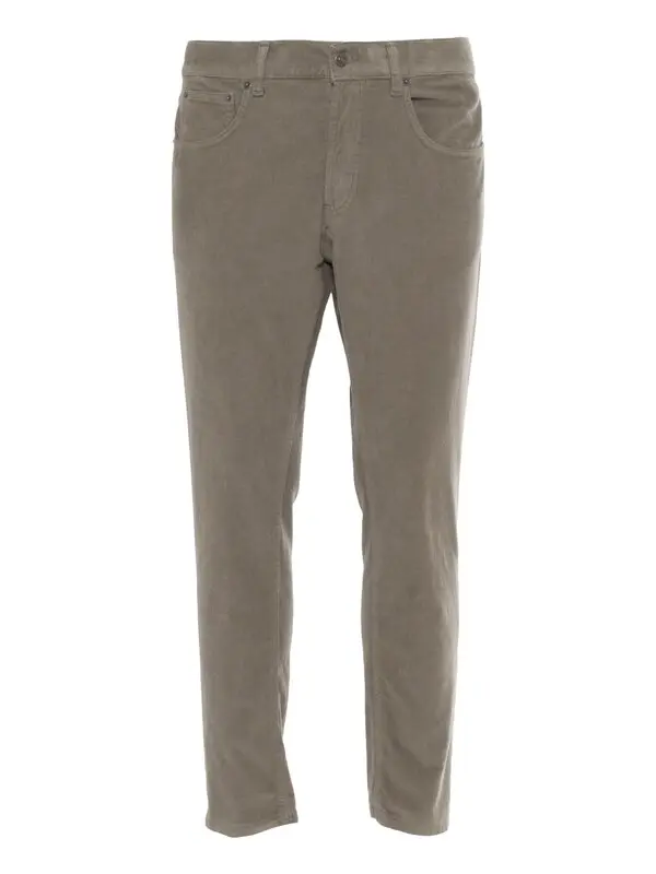 DONDUP Dian Tapered-leg Corduroy Trousers - Gray