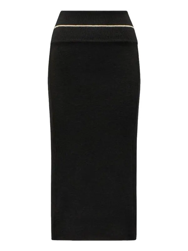 Moncler 2 1952 High-waisted Skirt - Black