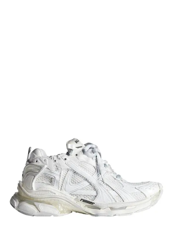 Balenciaga Runner Lace-up Sneakers - White