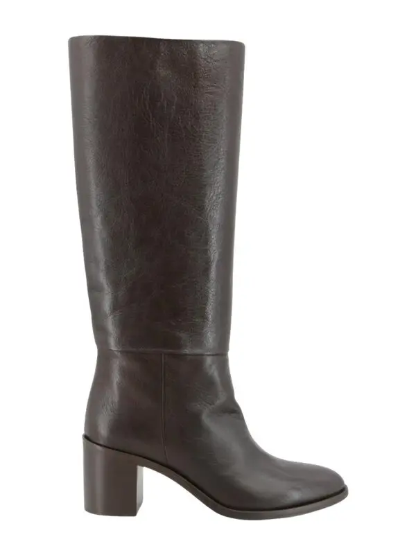 P.a.r.o.s.h Leather Boots - Dark Brown