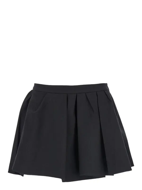 SHUSHU/TONG Pleated Mini Skirt - Black