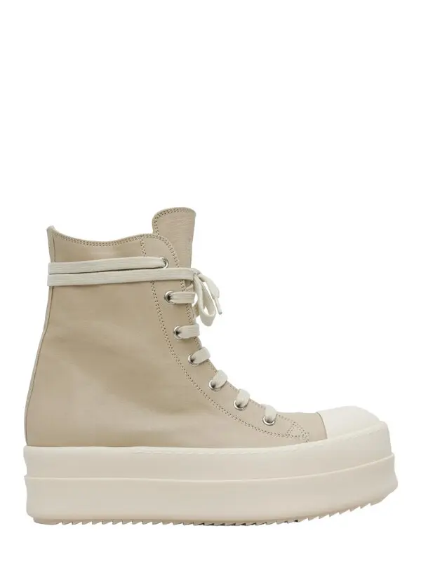 Rick Owens Mega Bumper High-top Sneakers - Sand/opalescent/opalescent