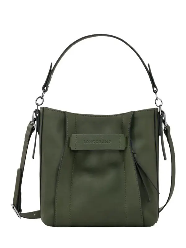 Longchamp Small Leather Crossbody Bag - Green
