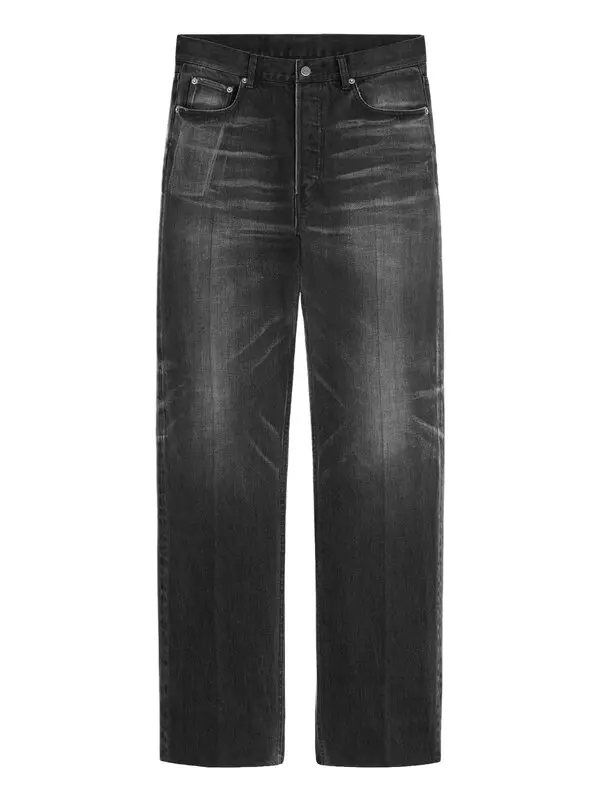 Celine Boyfriend Jeans In Cotton Denim - Max Black Wash