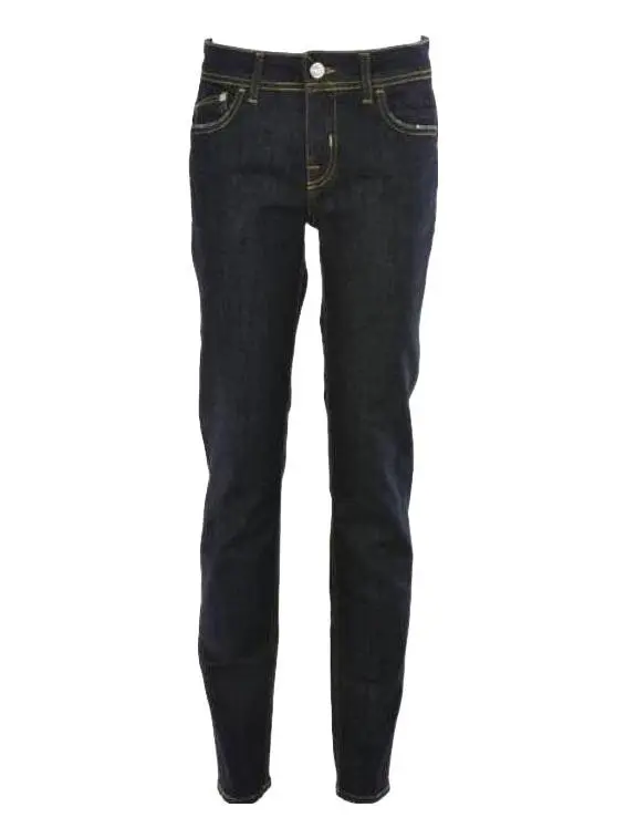 Iceberg Slim Fit Jeans With Button And Zip Closure - Black