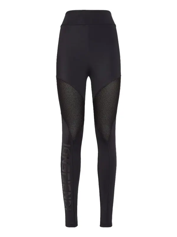 Fendi Tech Fabric Leggings - Black