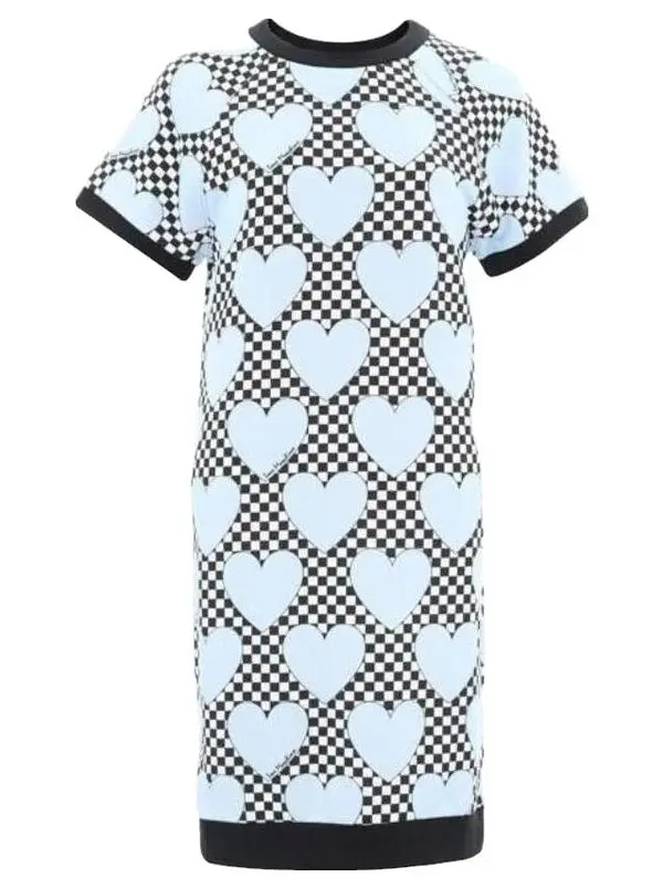 Moschino Love Print T-shirt Dress - Blue