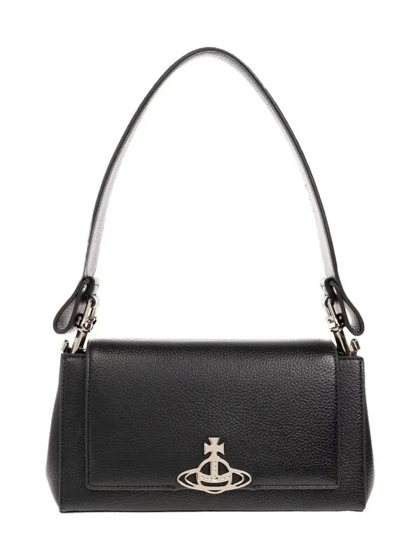 VIVIENNE WESTWOOD Medium Hazel Top Handle Bag - Black