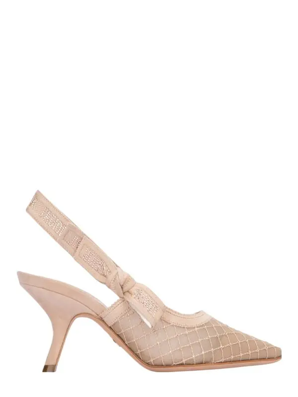 Dior J'a Slingback Sandals - Nude