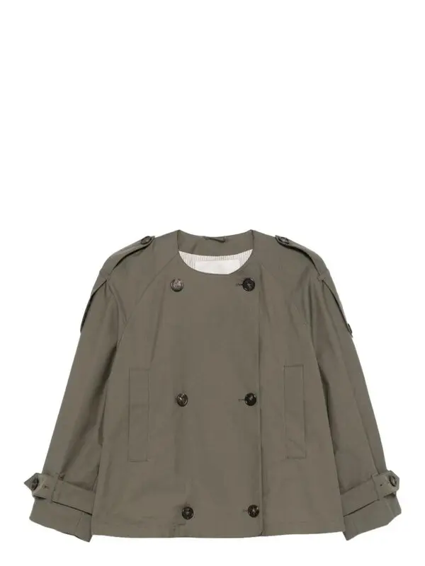 Max Mara Jim Double-breasted Jacket - Olive Green