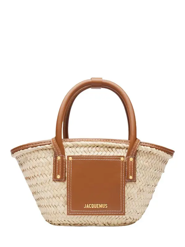 Jacquemus The Soli Small Basket Bag - Light Brown