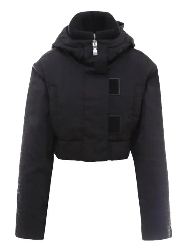 Givenchy Padded Cropped Jacket - Black