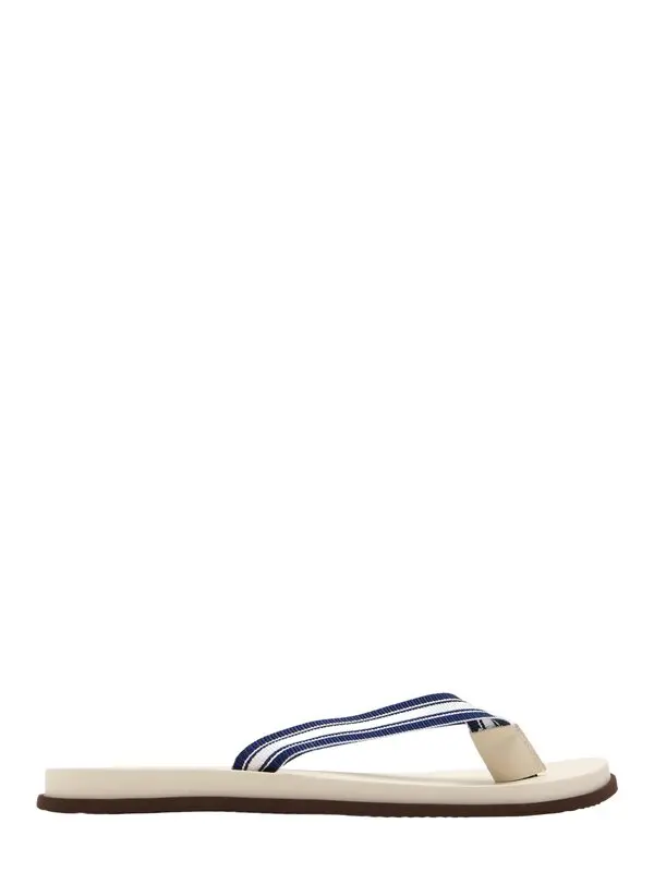 Brunello Cucinelli Grosgrain Flip Flop - Nude