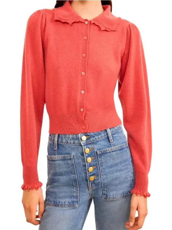 Ulla Johnson Kalila Collared Cardigan - Multicolor