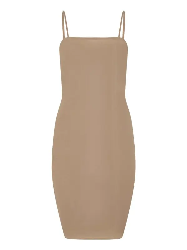 Alaïa Spaghetti Strap Dress - Nude