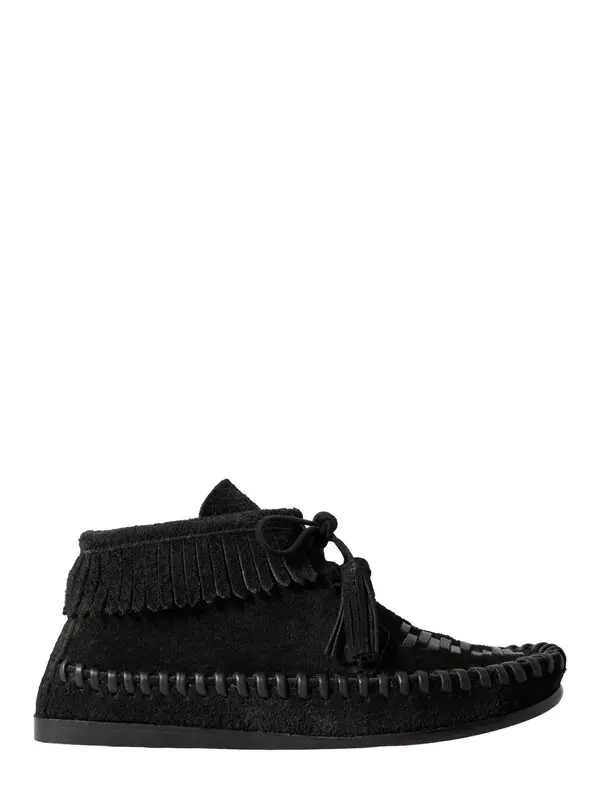 Isabel Marant Étoile Felsa Tassel Ankle Boots - Black
