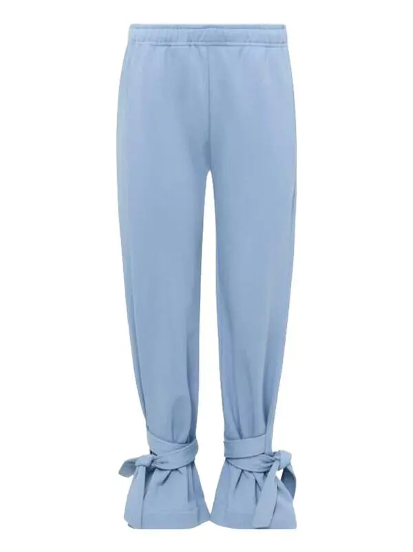 J.W.ANDERSON Tie-fastening Cotton Trousers - Blue