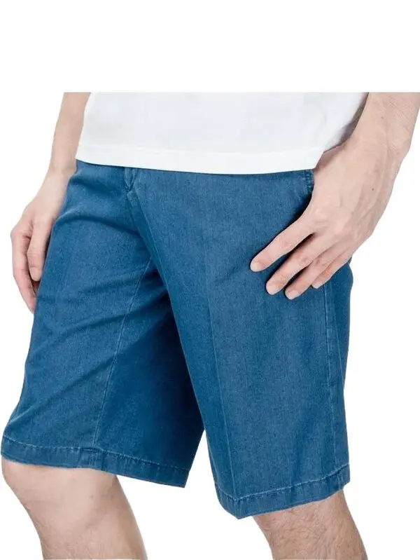 PAUL  SHARK Paul & Shark Straight Denim Shorts - Blue
