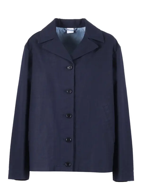 Aspesi Long-sleeved Buttoned Jacket - Black