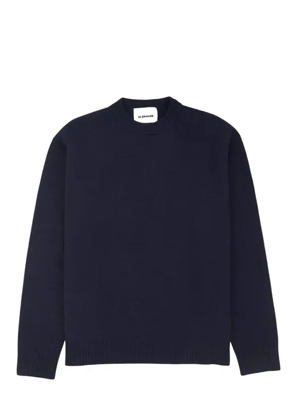 JIL SANDER Crew Neck Sweater - Black