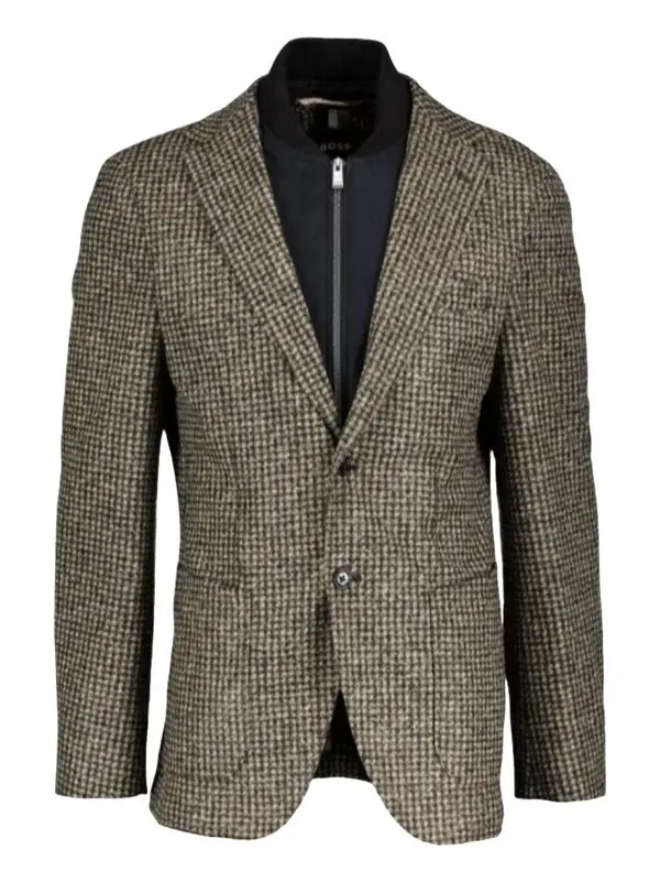 Hugo Boss Long-sleeved Blazer - Gray