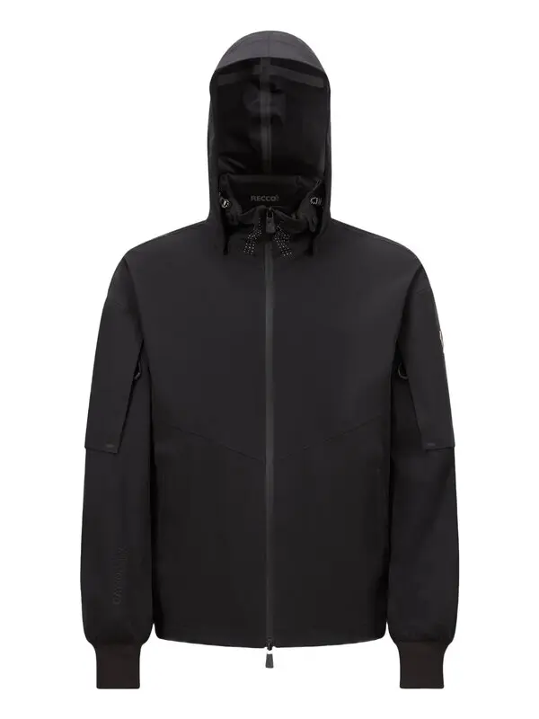 Moncler Tesso Hooded Shell Jacket - Black