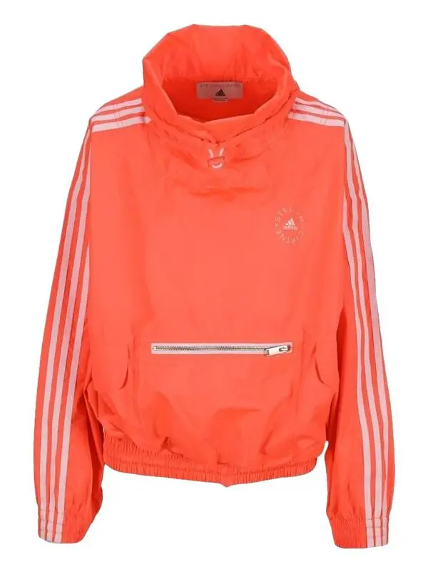 Stella McCartney Oversized Lightweight Jacket With Striped Details - Orange