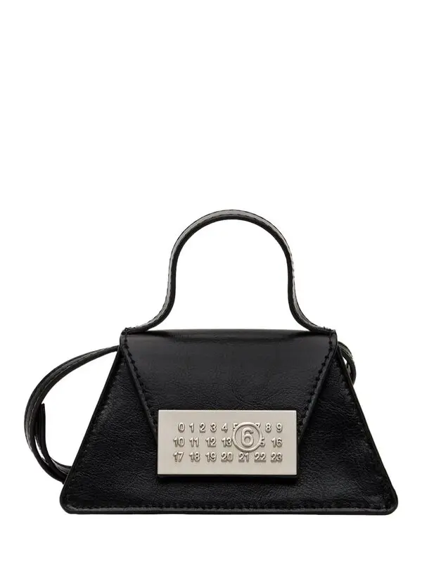 MAISON MARGIELA Mini Numeric Leather Bag - Black