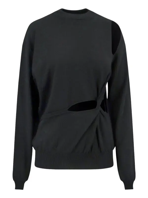 Sportmax Cut-out Crewneck Jumper - No
