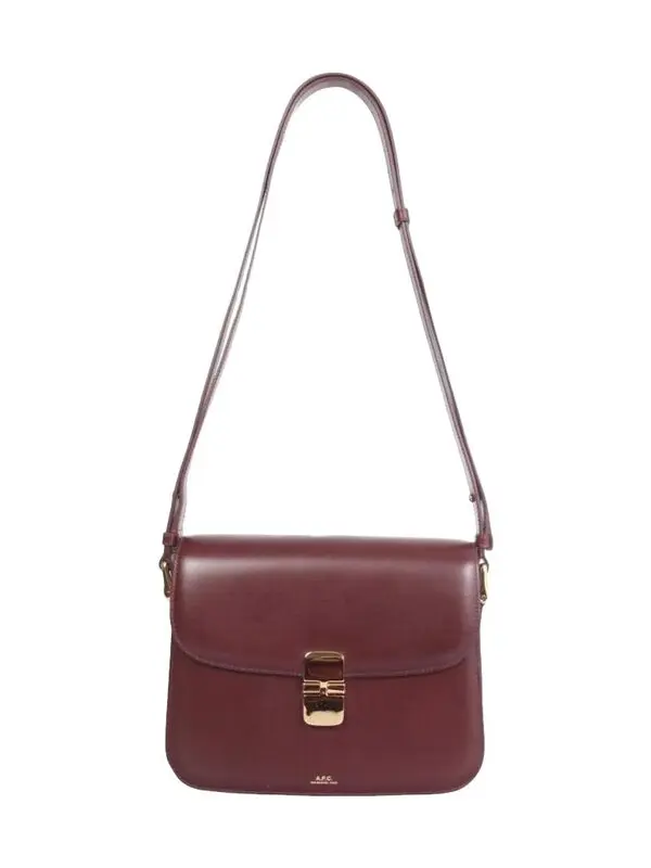 A.p.c. Grace Foldover Shoulder Bag - White