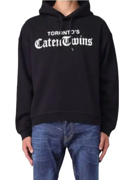 Dsquared2 Long-sleeved Hooded Sweatshirt - Black