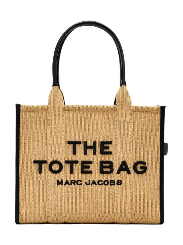 Marc Jacobs The Large Woven Top Handle Bag By - Nude