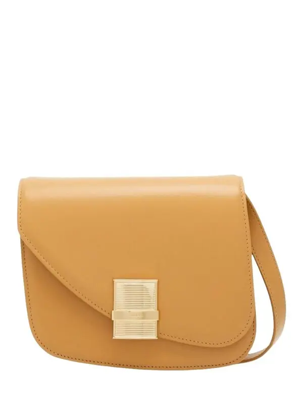 FERRAGAMO Asymmetrical Shoulder Bag - Brown