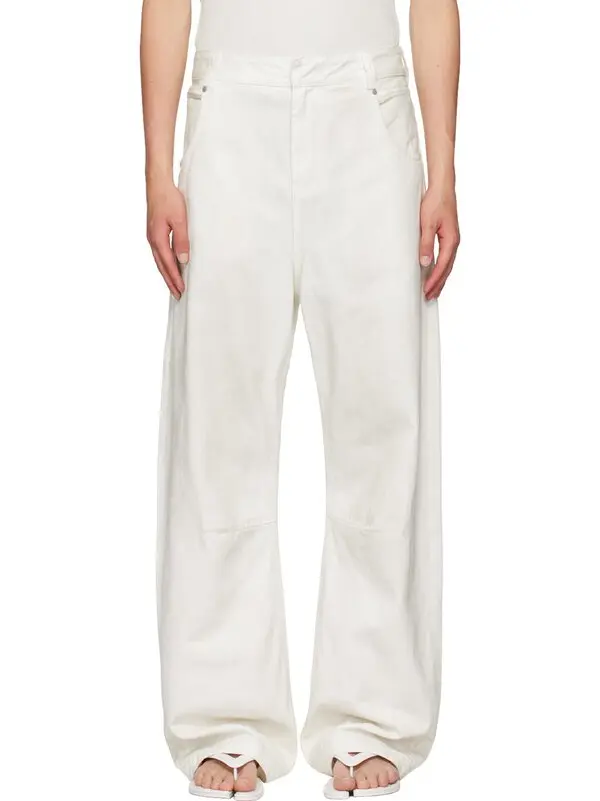 ENTIRE STUDIOS Gem Relaxed Jeans - White